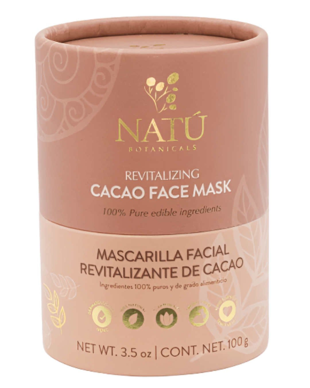 Natu Botanicals Revitalizing Cacao Face Mask – Hydrating & Antioxidant